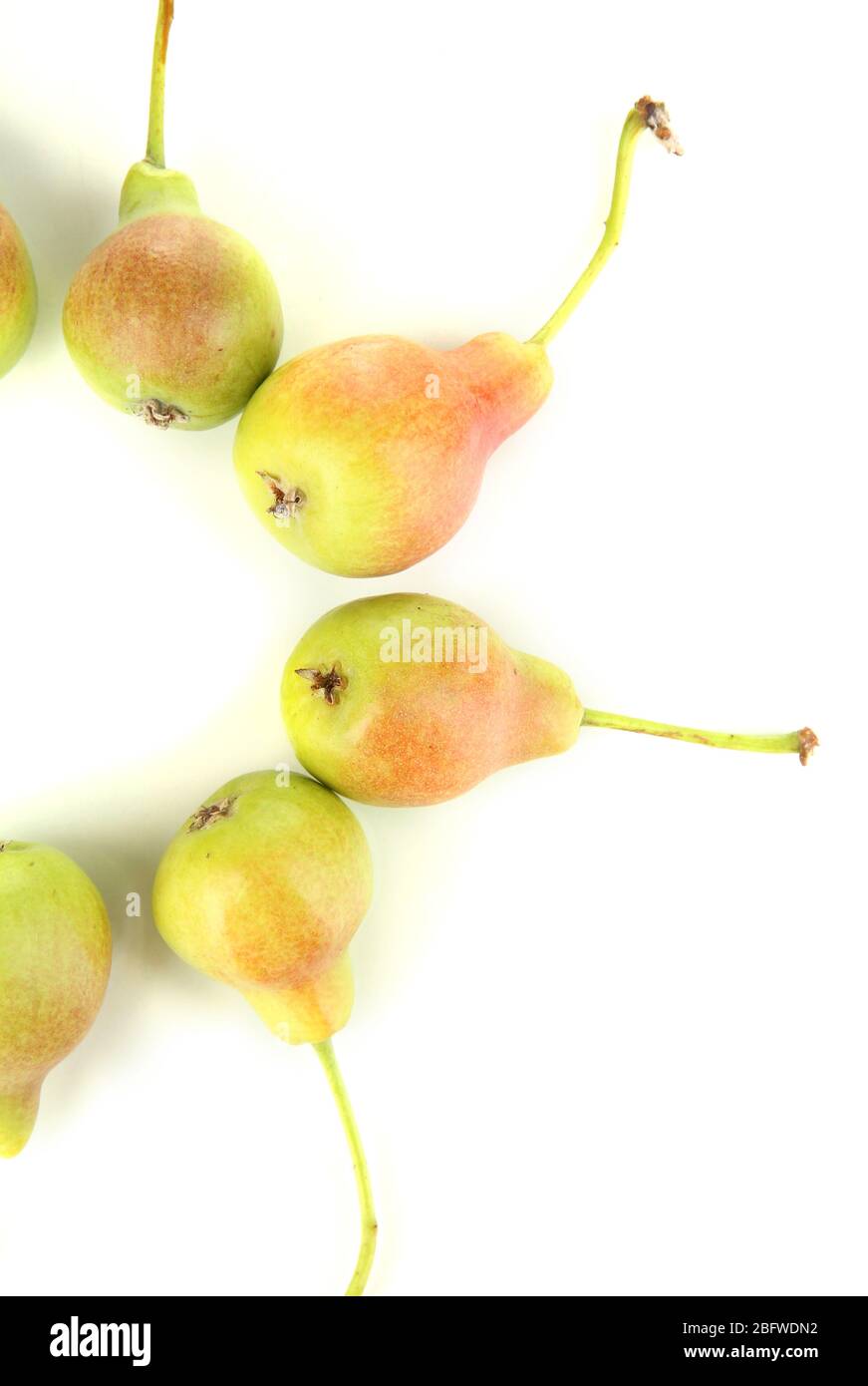 ripe pears isolated on white Stock Photo - Alamy