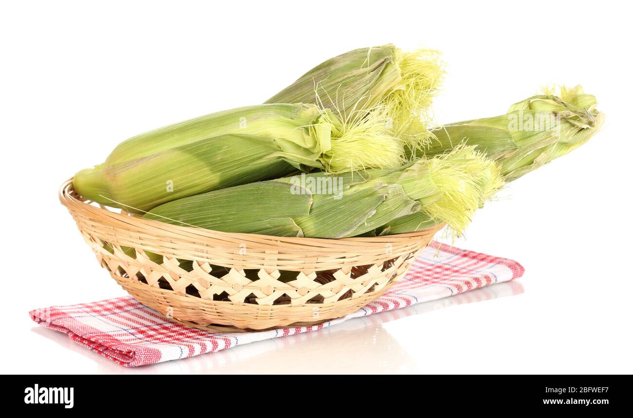Basket cobs corn grain hi-res stock photography and images - Alamy