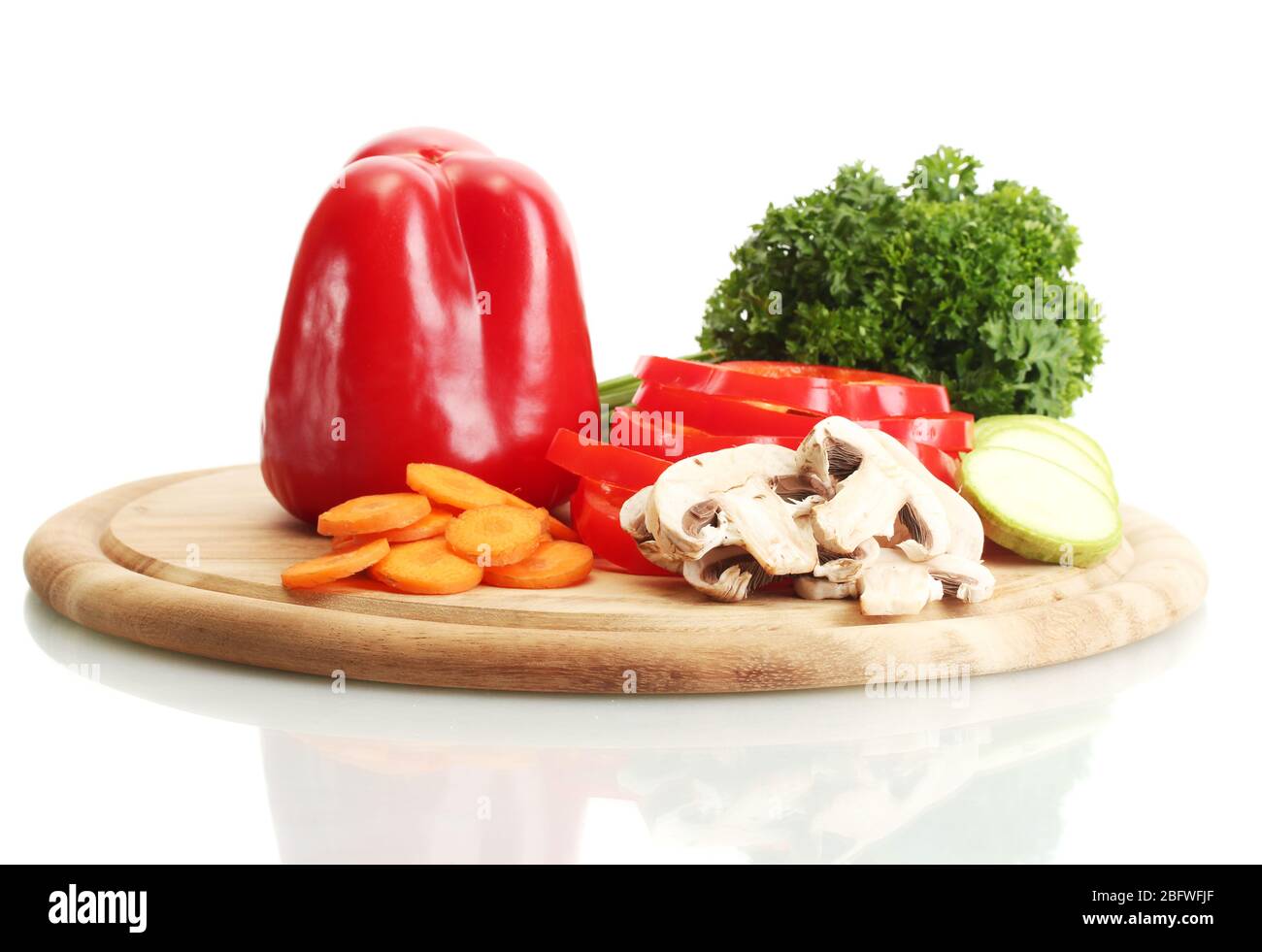 fresh vegetables isolated on white Stock Photo - Alamy