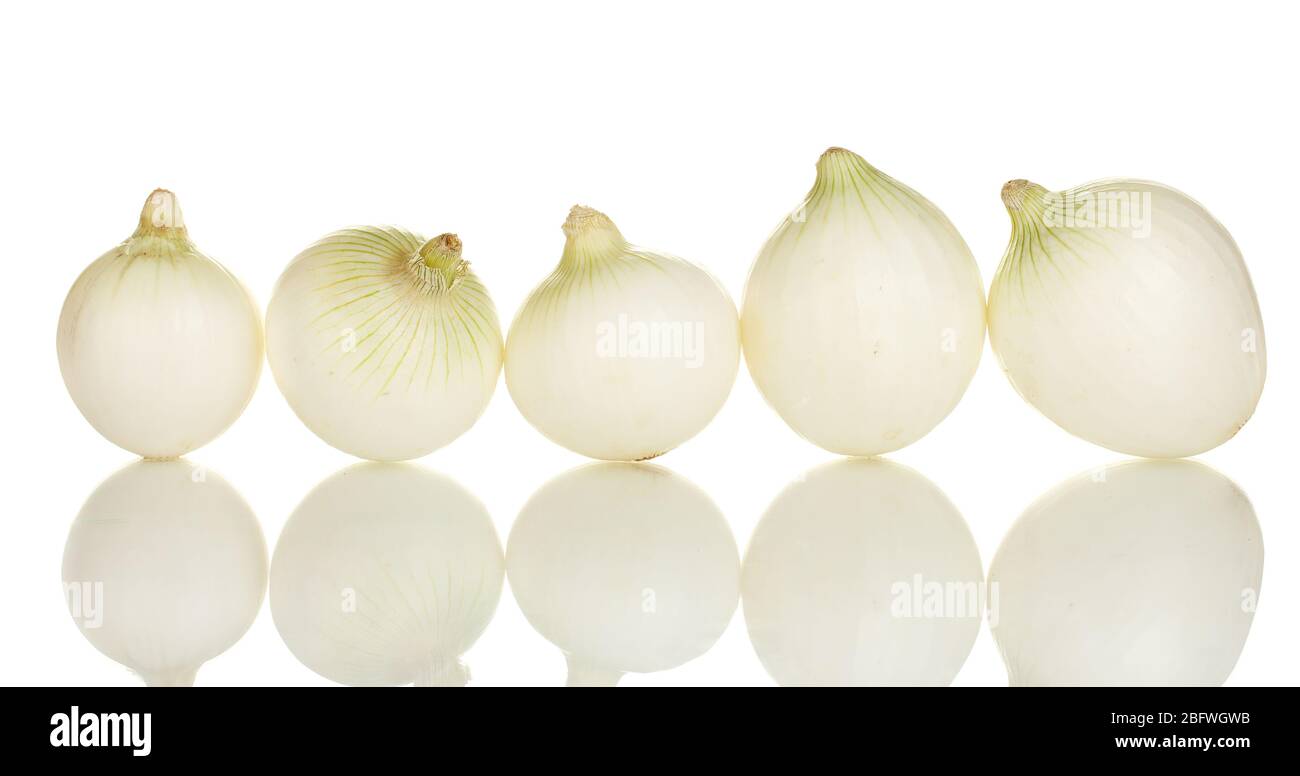 white onion isolated on white background Stock Photo - Alamy
