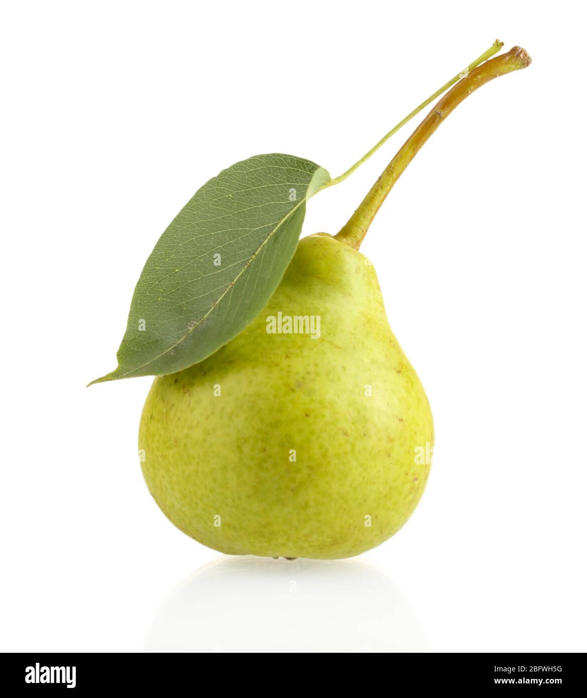 Juicy flavorful pear isolated on white Stock Photo - Alamy