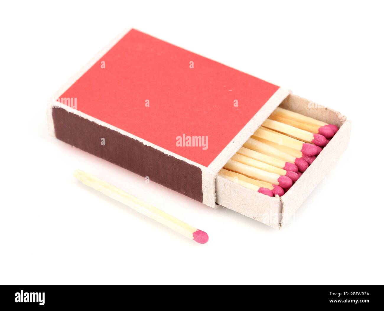 matches isolated on white Stock Photo - Alamy