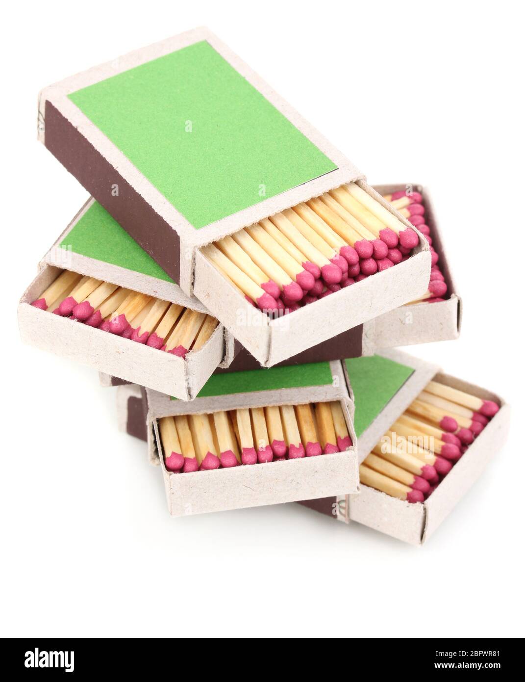 matches isolated on white Stock Photo - Alamy