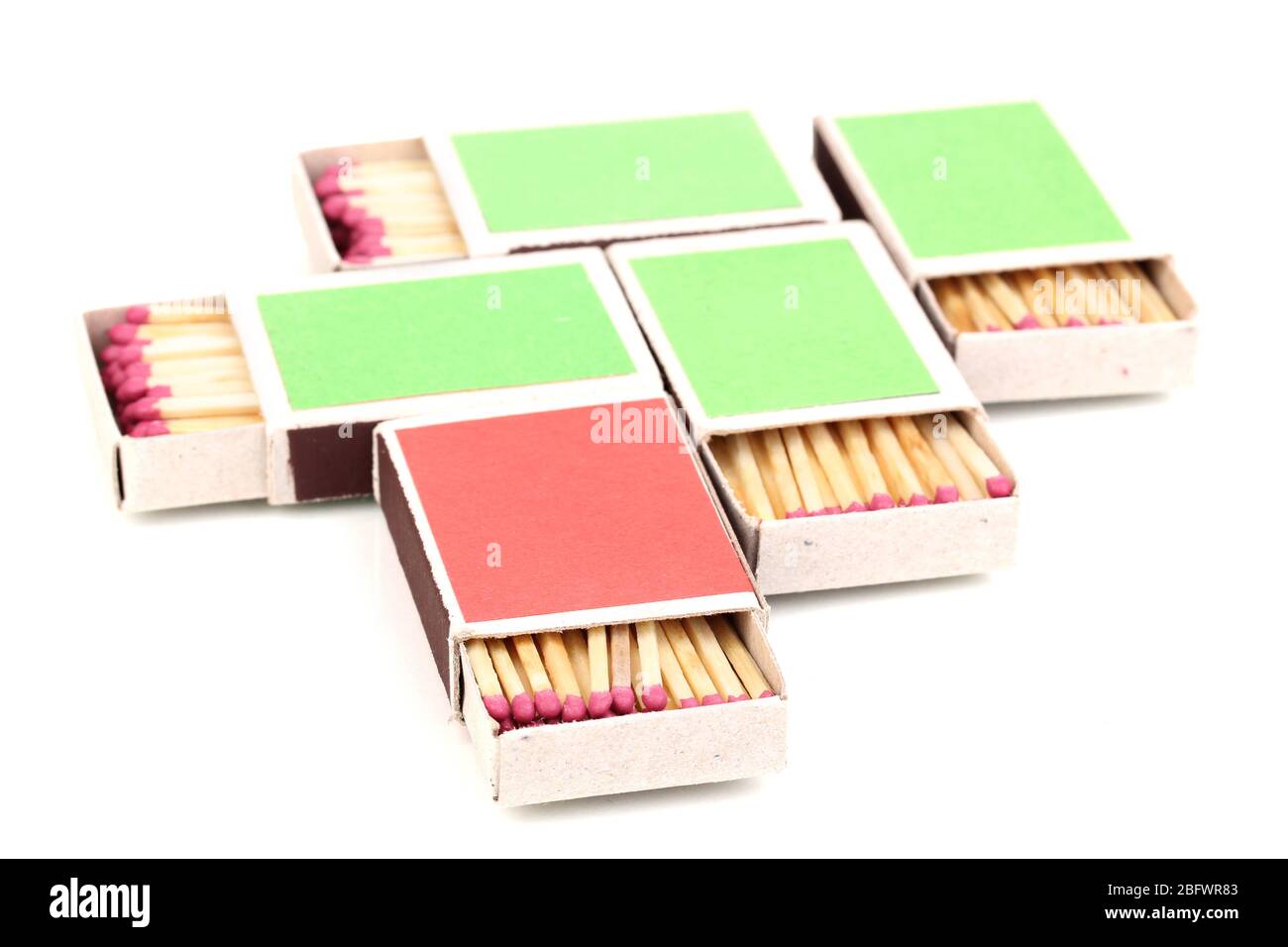 matches isolated on white Stock Photo - Alamy