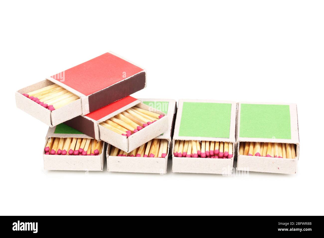 matches isolated on white Stock Photo - Alamy