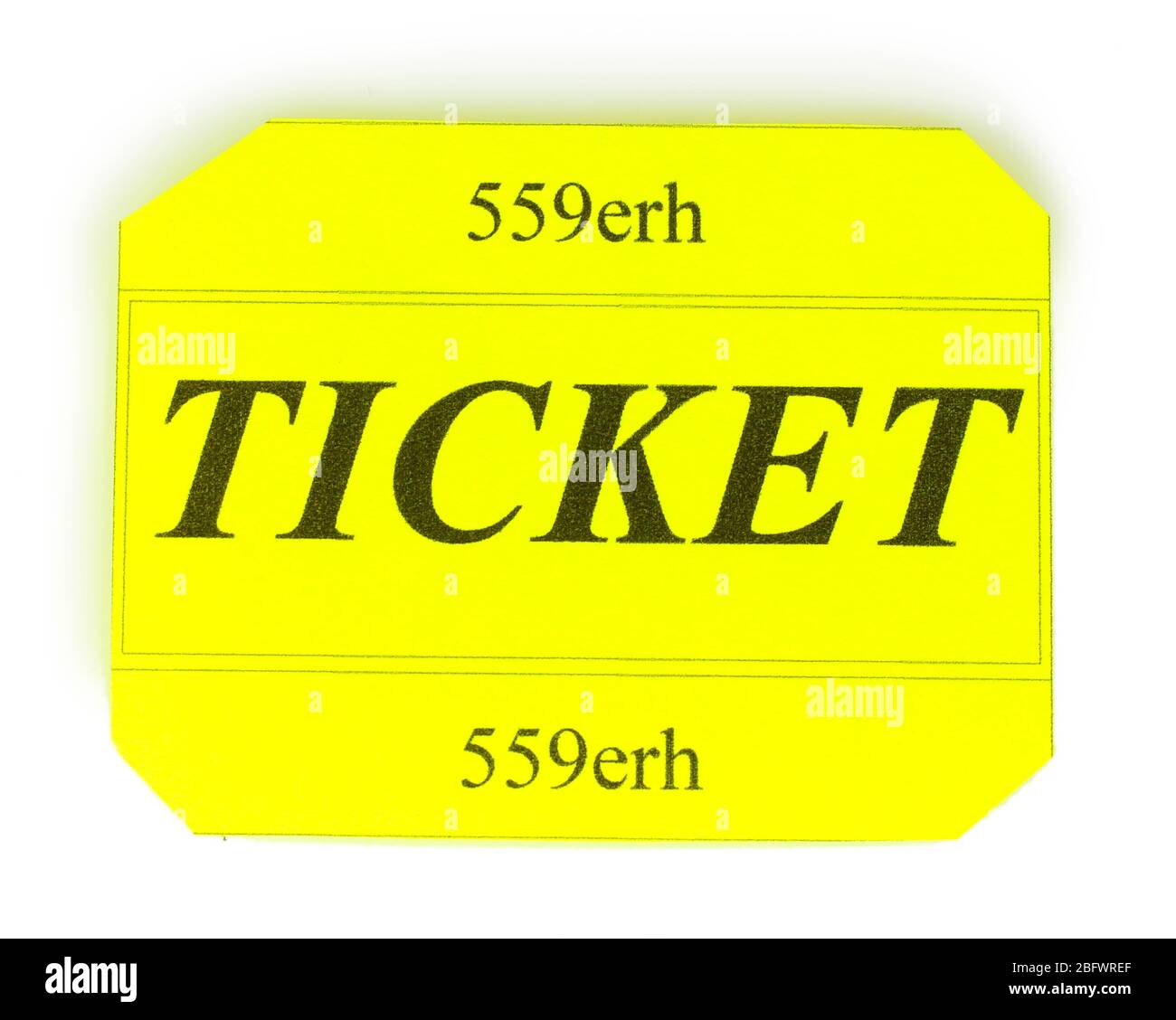 Admit one yellow ticket hi-res stock photography and images - Alamy