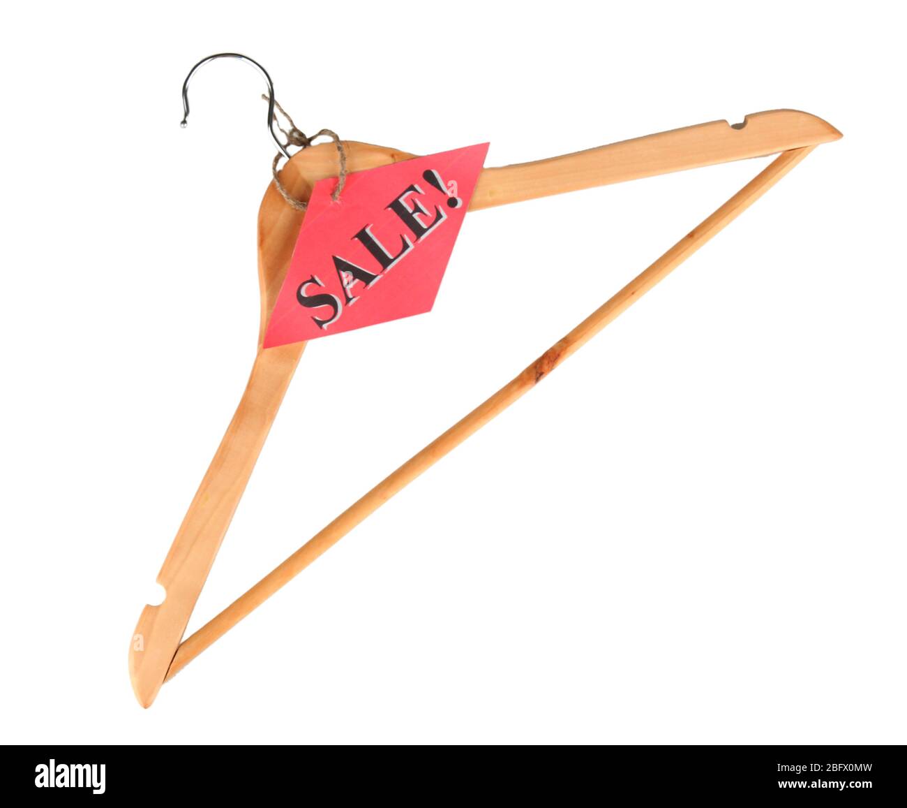 Red tag sale wooden hanger hi-res stock photography and images - Alamy