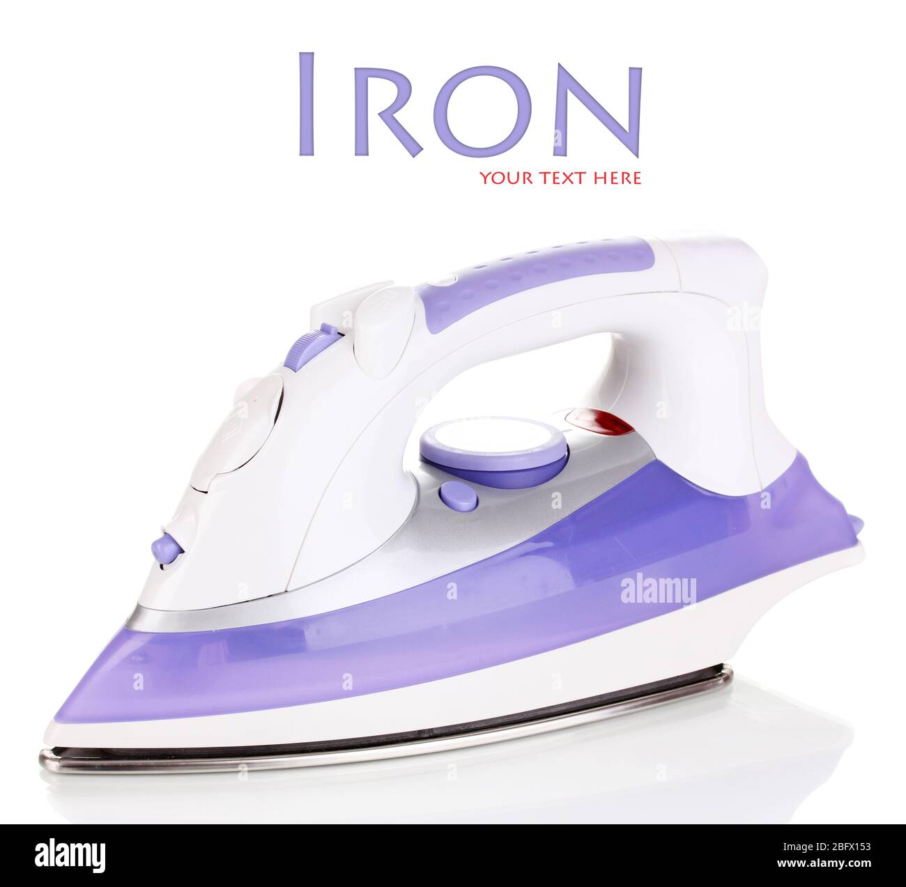 iron isolated on white Stock Photo - Alamy