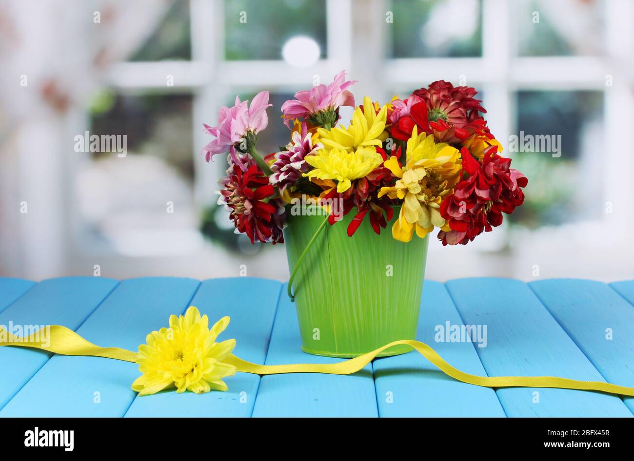 Pail of flowers hi-res stock photography and images - Alamy