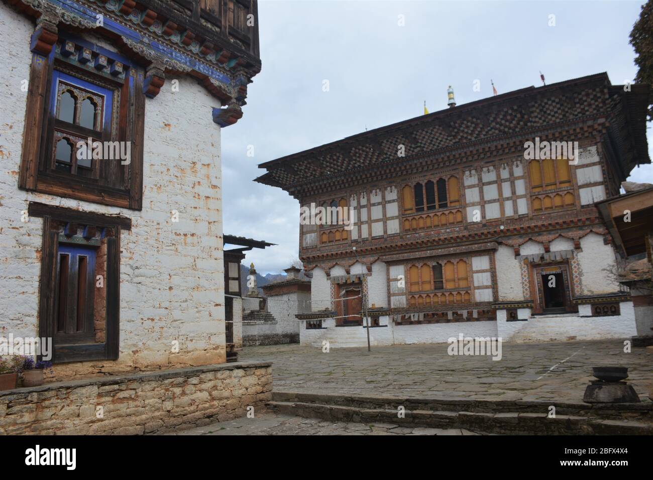 The Ogyen Choling Palace and Museum, Tang Valley, Bhutan, is a former ...