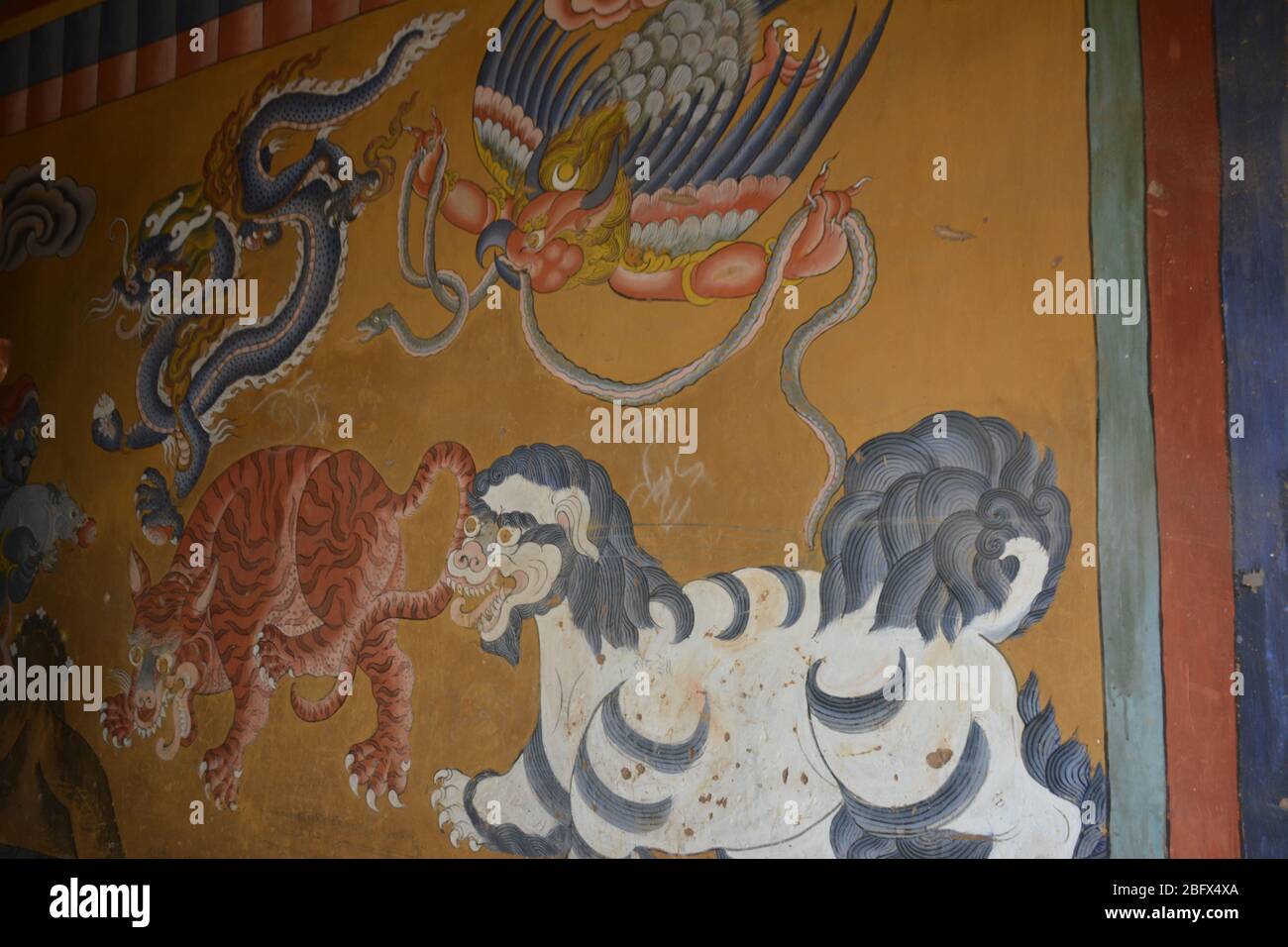 The Ogyen Choling Palace and Museum, Tang Valley, Bhutan, is a former ...