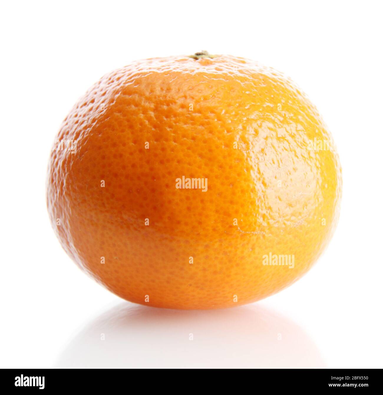 ripe tangerine isolated on white Stock Photo - Alamy