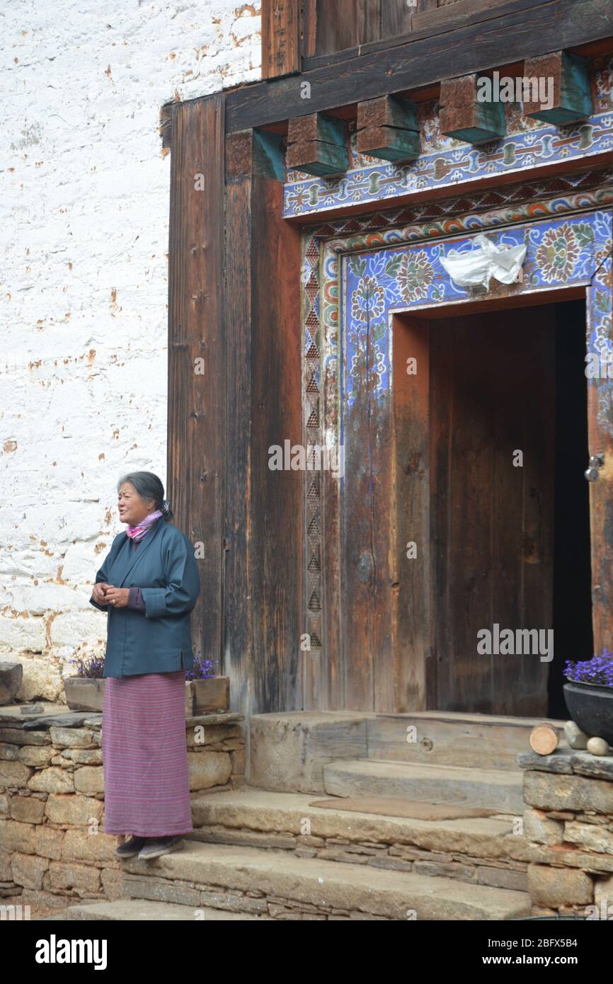 Kunzang choden hi-res stock photography and images - Alamy