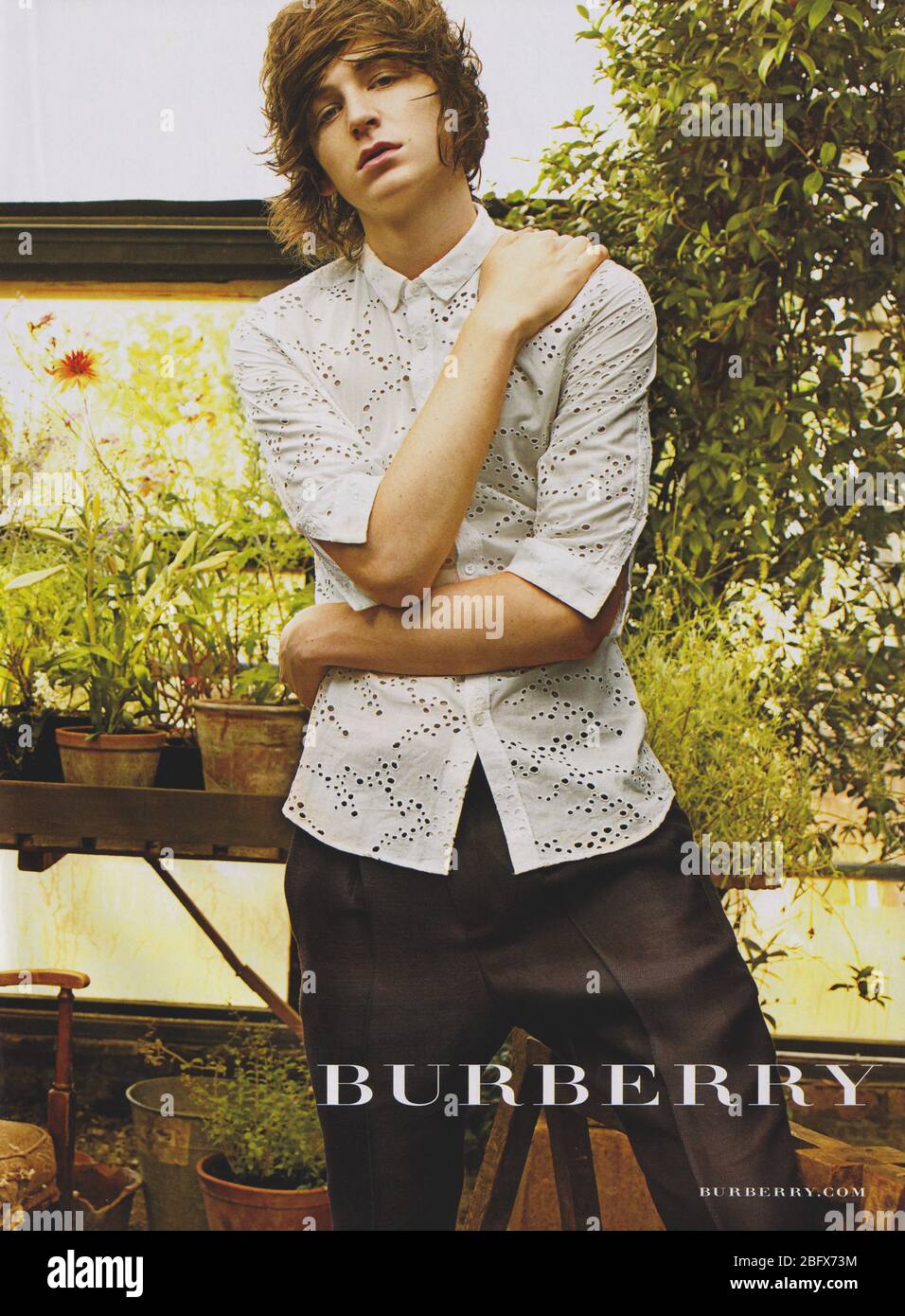 Burberry advert hi-res stock photography and images - Alamy