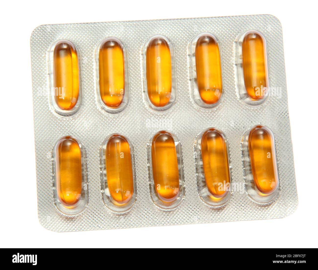 Capsules in foil on Cut Out Stock Images & Pictures - Alamy