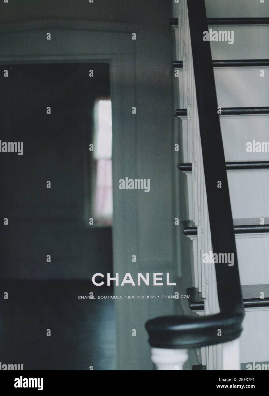 Vintage Bw Chanel No5 Advertisement Photograph Poster A3