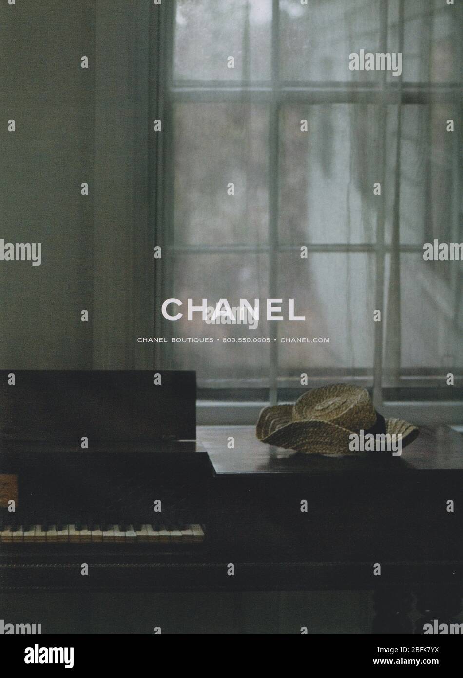 poster advertising CHANEL with Heidi Mount in paper magazine from 2009 ...