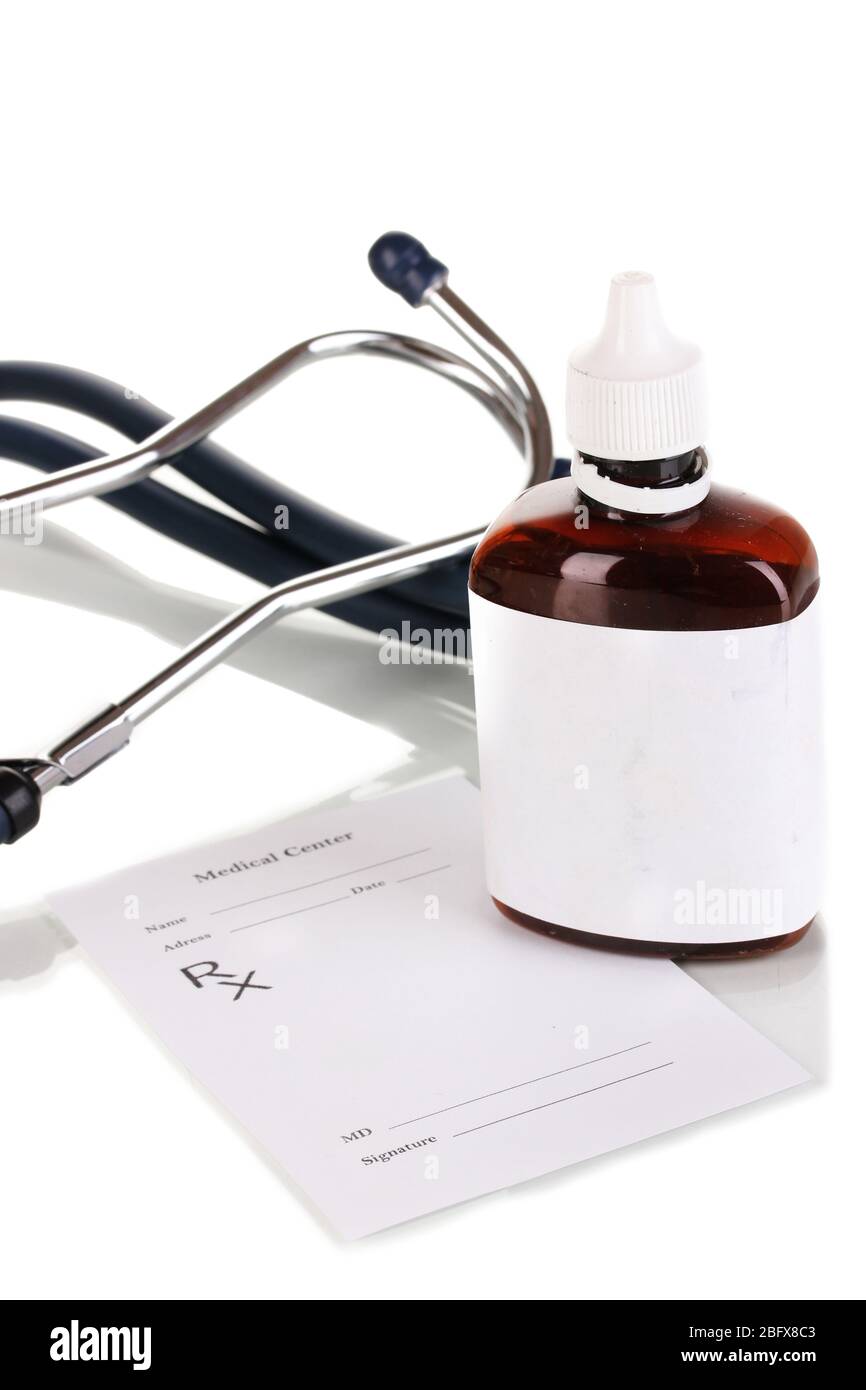 Rx form doctor prescription Cut Out Stock Images & Pictures - Alamy