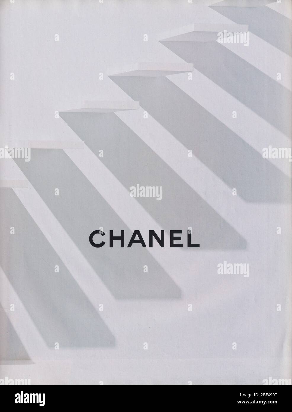 poster advertising CHANEL fashion house in paper magazine from 2004 ...