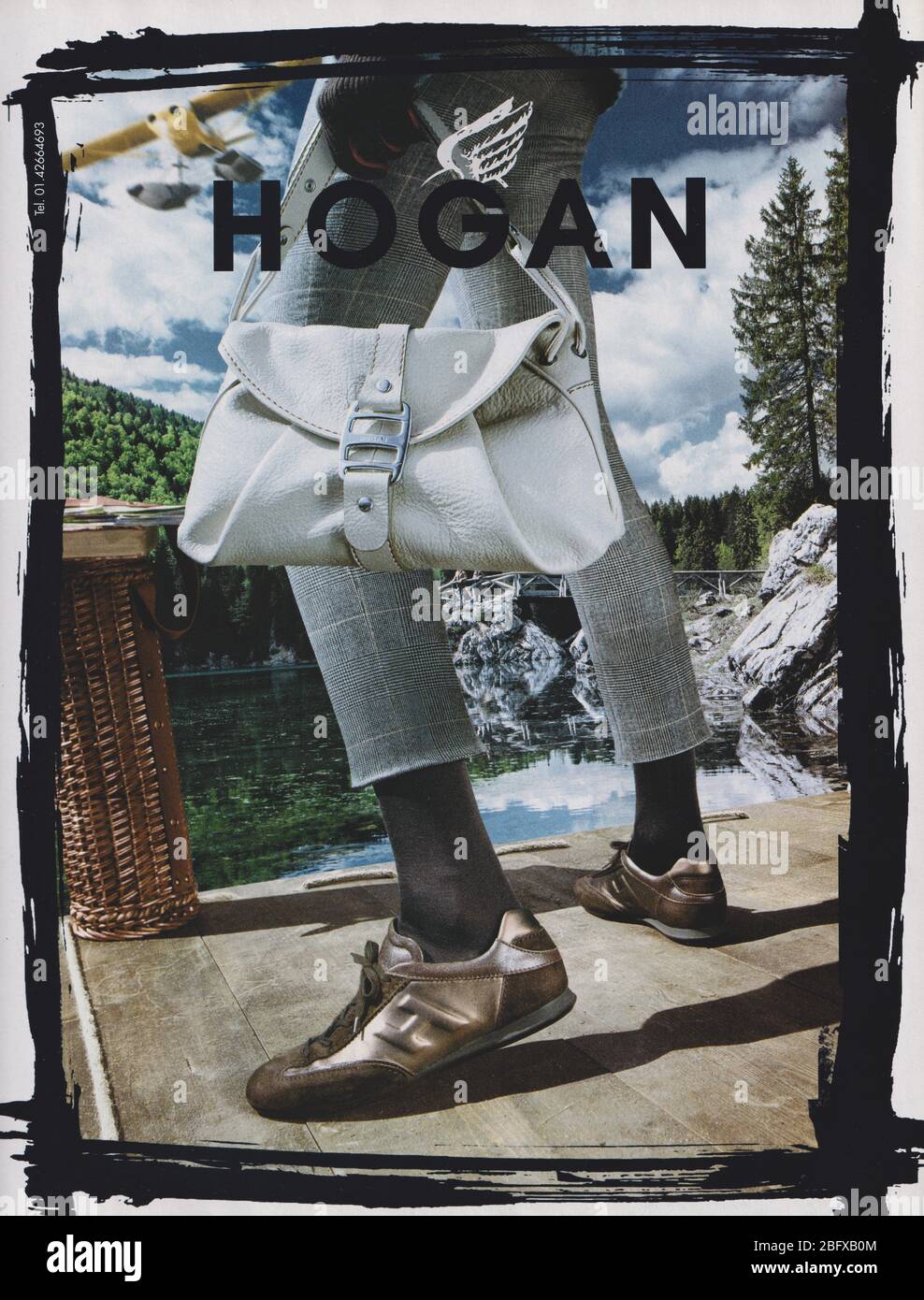 poster advertising Hogan fashion house in paper magazine from 2004 year ...