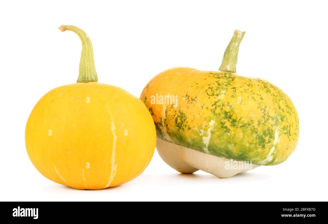 Pair of little pumpkins Cut Out Stock Images & Pictures - Alamy