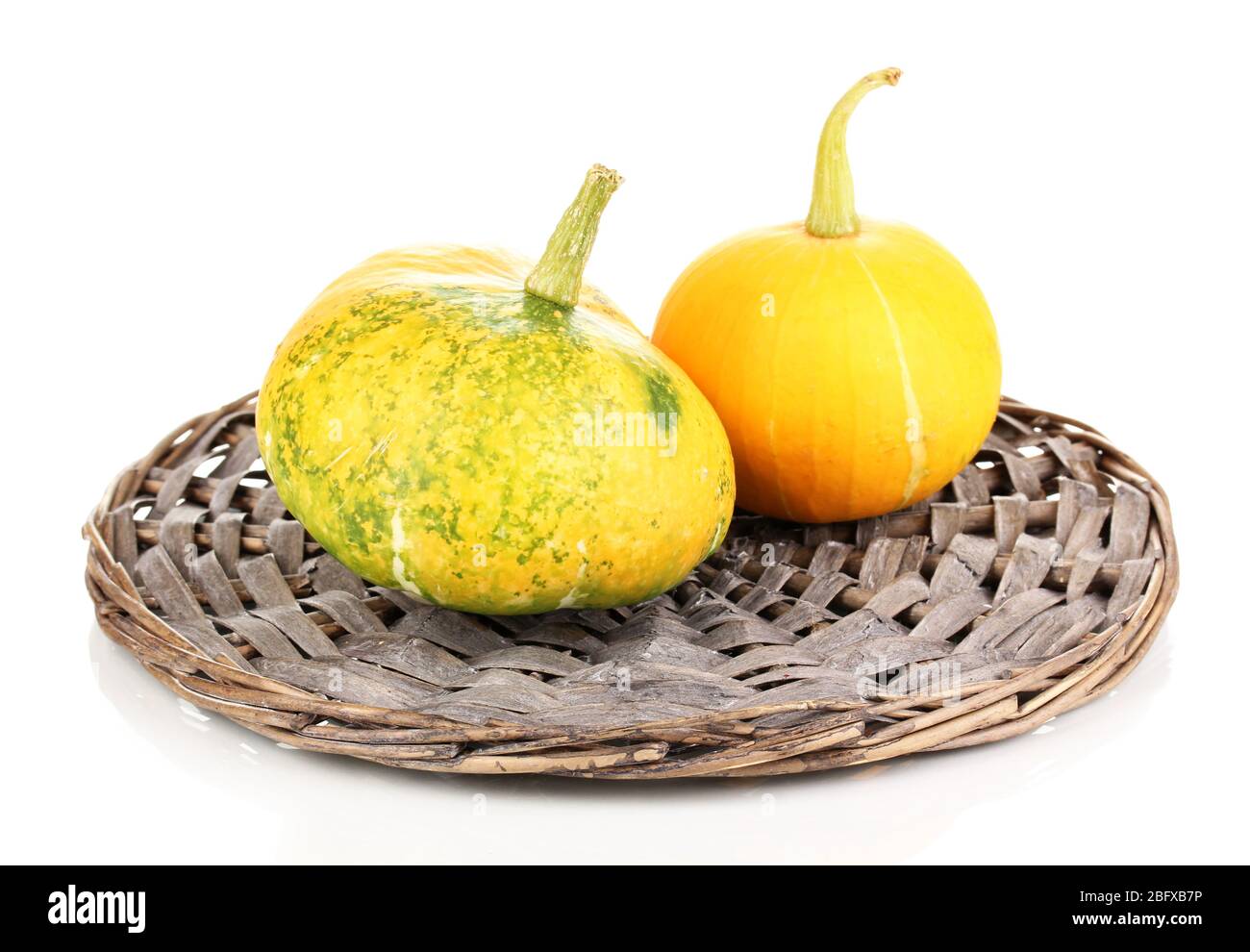 Pair of little pumpkins Cut Out Stock Images & Pictures - Alamy