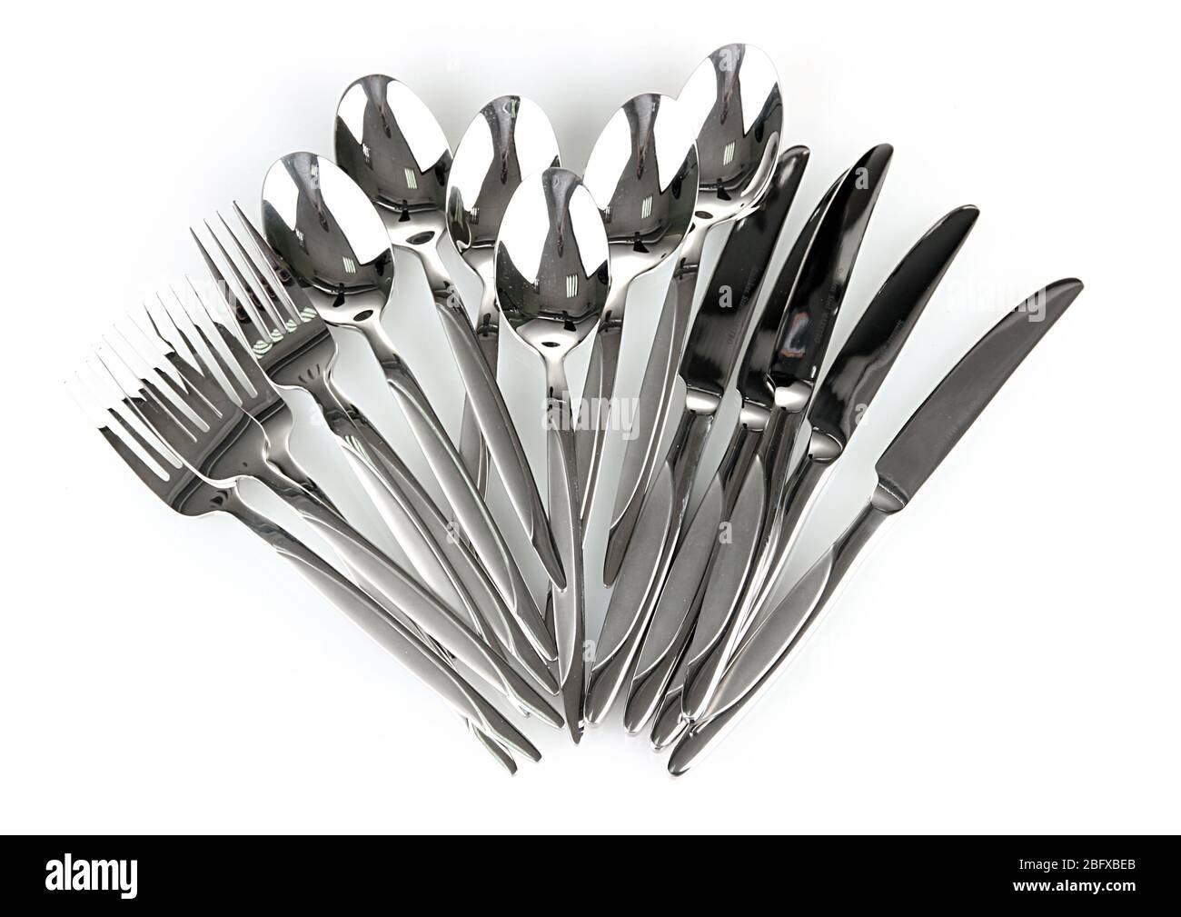Cutlery dinnerware set on Cut Out Stock Images & Pictures - Alamy