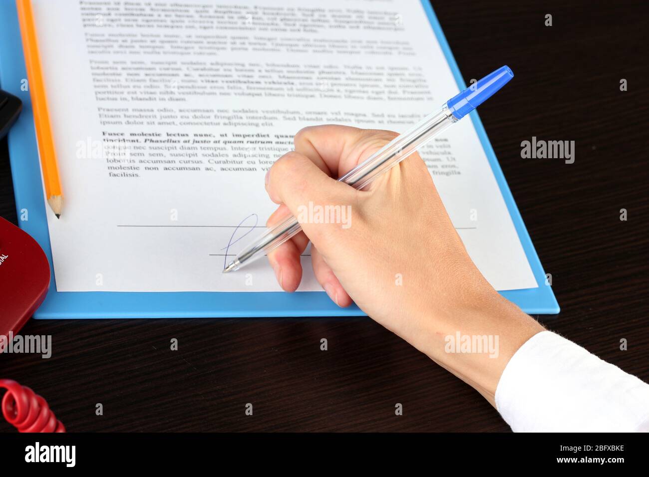 signing of a treaty close-up Stock Photo - Alamy