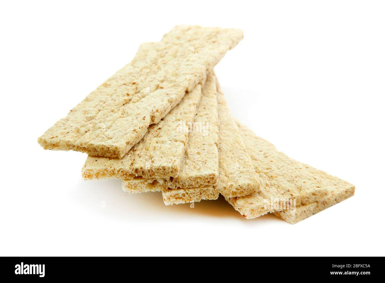 tasty crispbread, isolated on white Stock Photo - Alamy