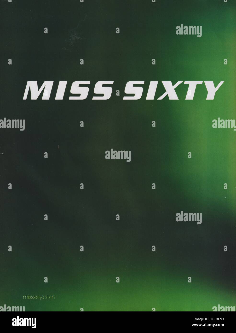 poster advertising Miss Sixty fashion house in paper magazine from 2004 ...