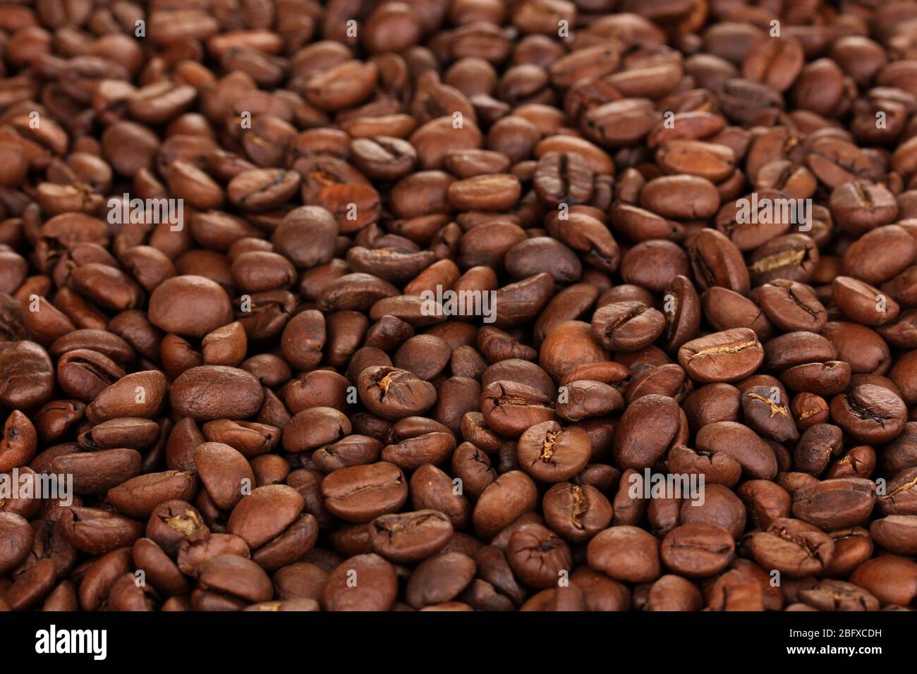 Coffee beans close-up Stock Photo - Alamy