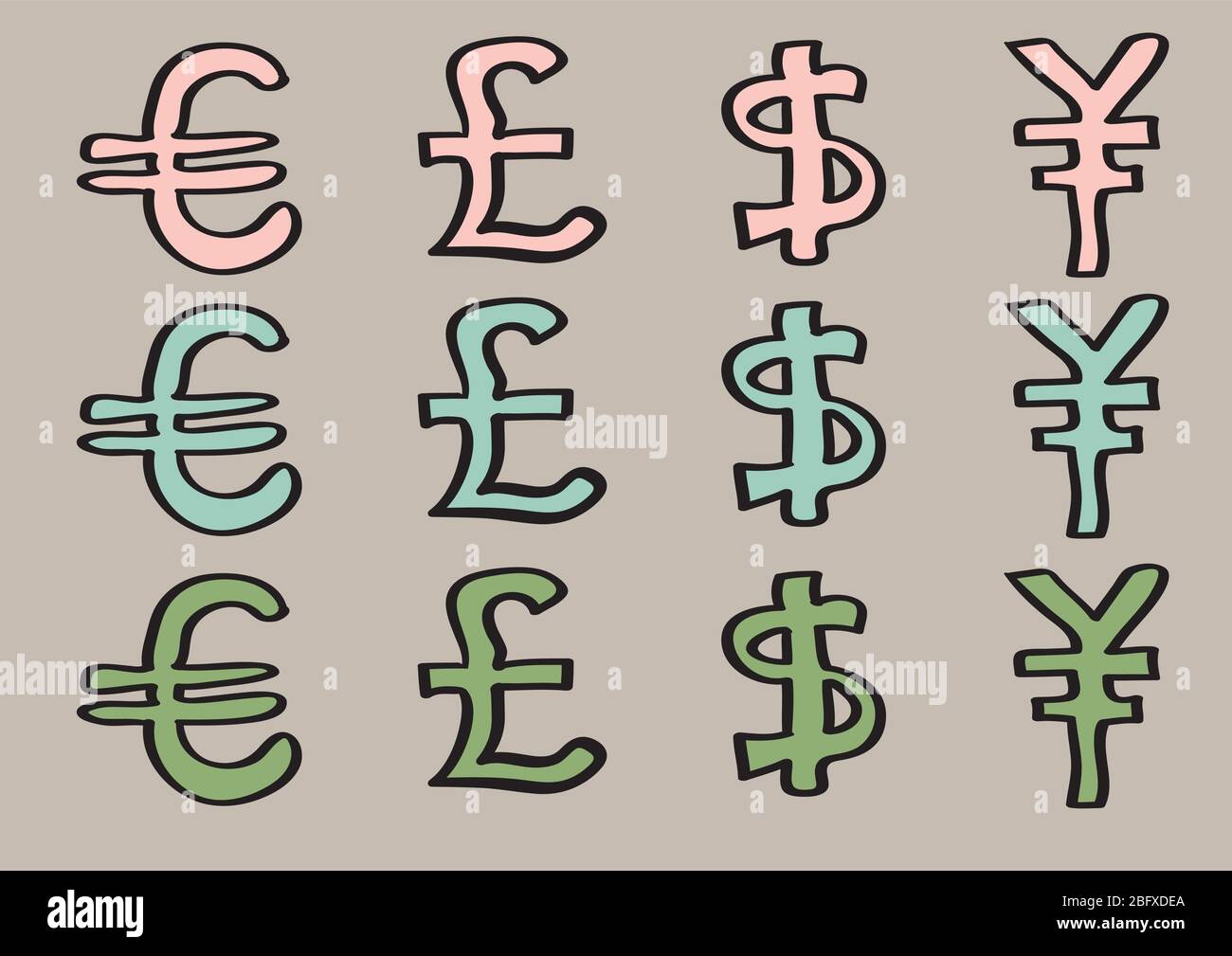 Brown sign uk Stock Vector Images - Alamy