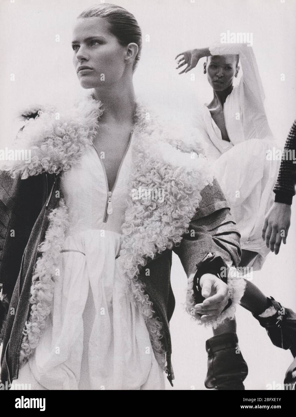 poster advertising Balenciaga fashion house in paper magazine from 2004 ...