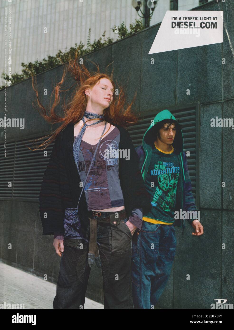 poster advertising Diesel fashion house in paper magazine from 2004 ...