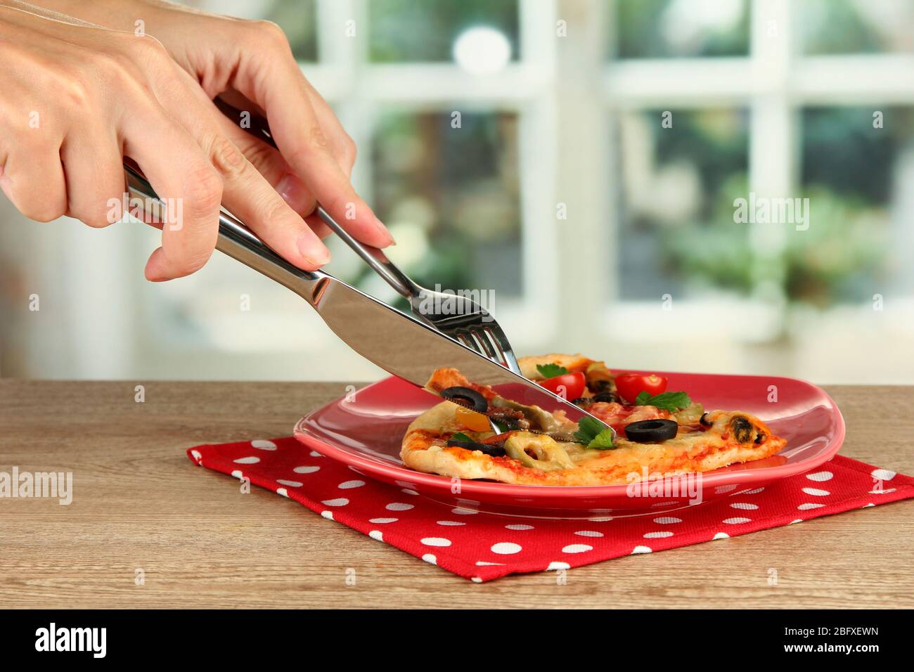 Close up of a delicious seafood pizza with shrimp and mussels hi-res ...