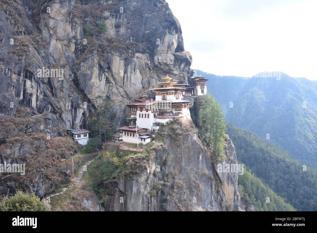 The Unesco-listed Tiger's Nest monastery (Paro Taktsang) is Bhutan's ...