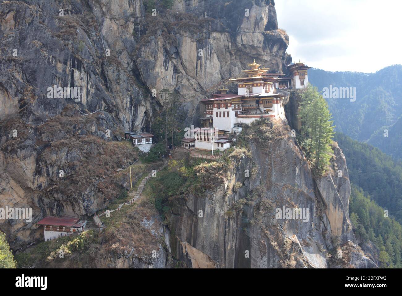 The Unesco-listed Tiger's Nest monastery (Paro Taktsang) is Bhutan's ...