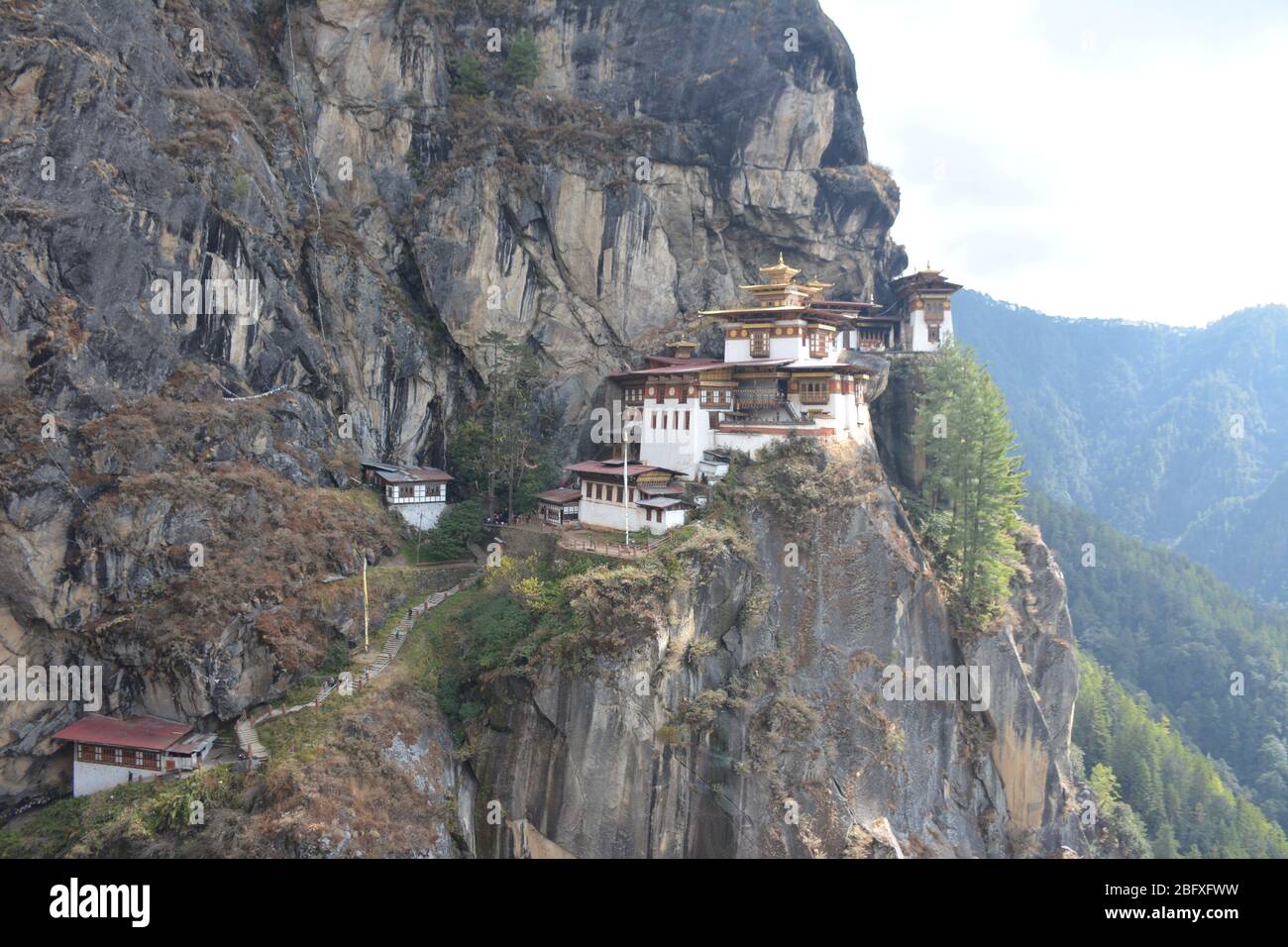 The Unesco-listed Tiger's Nest monastery (Paro Taktsang) is Bhutan's ...