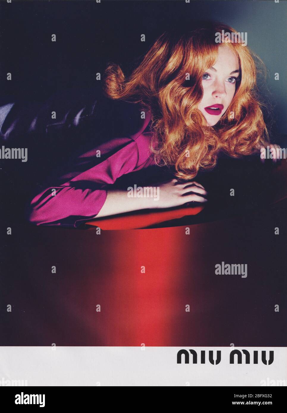 Miu miu magazine advert hi-res stock photography and images - Alamy