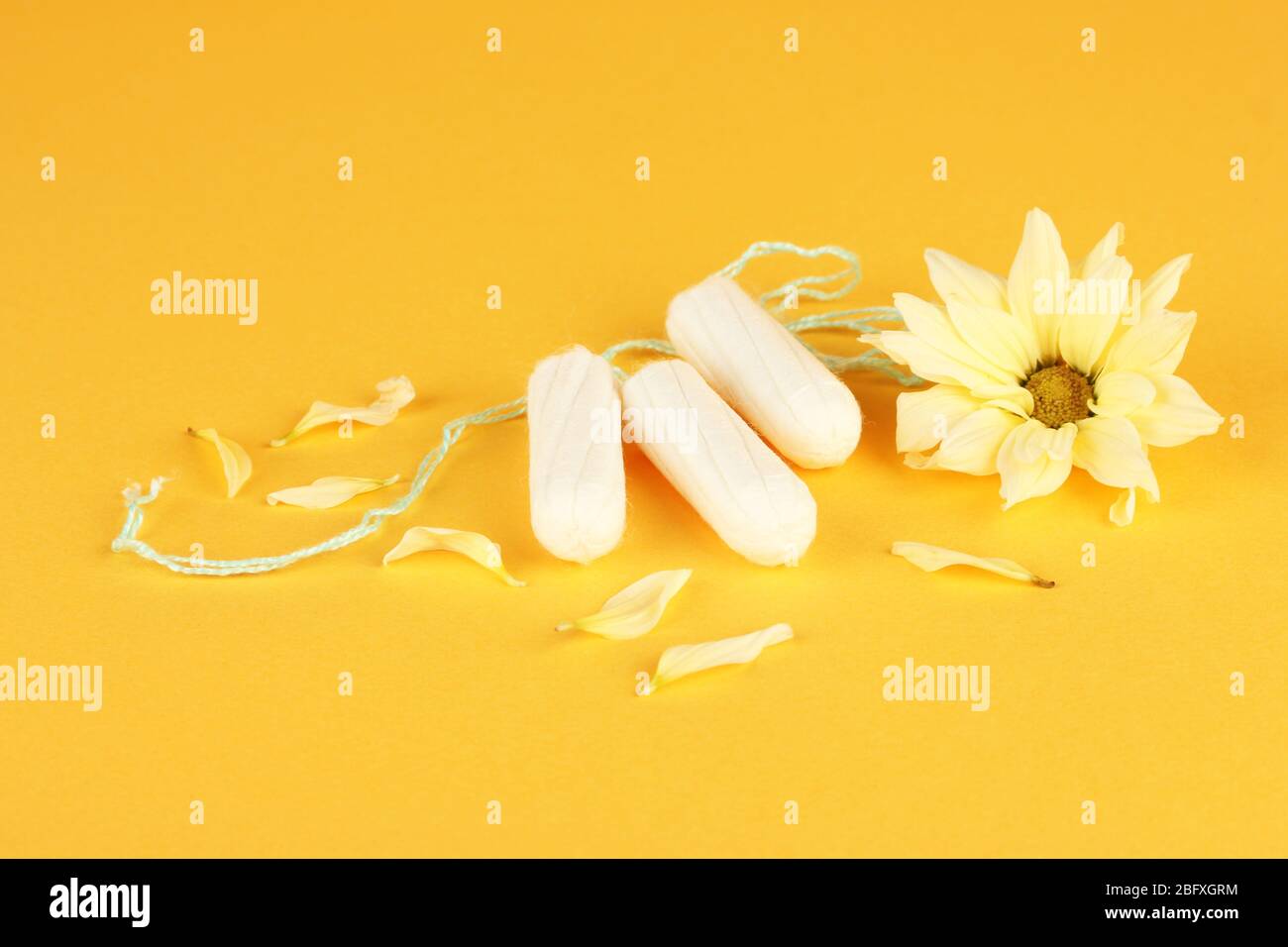 Menstrual tampons flower petals hi-res stock photography and images - Alamy