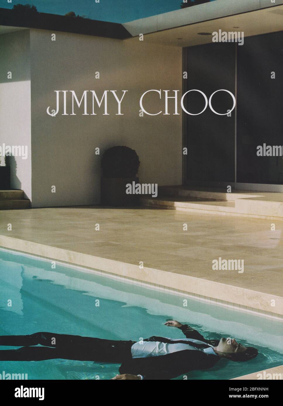 poster advertising Jimmy Choo fashion footwear house with Jessica ...