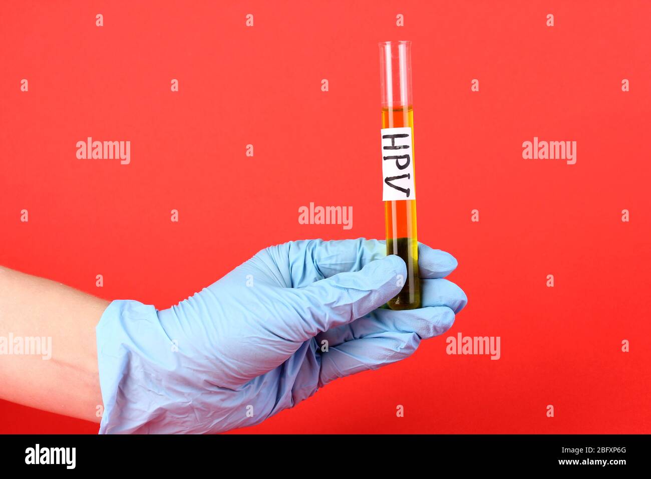 Test tube labeled Human Stock Photo - Alamy