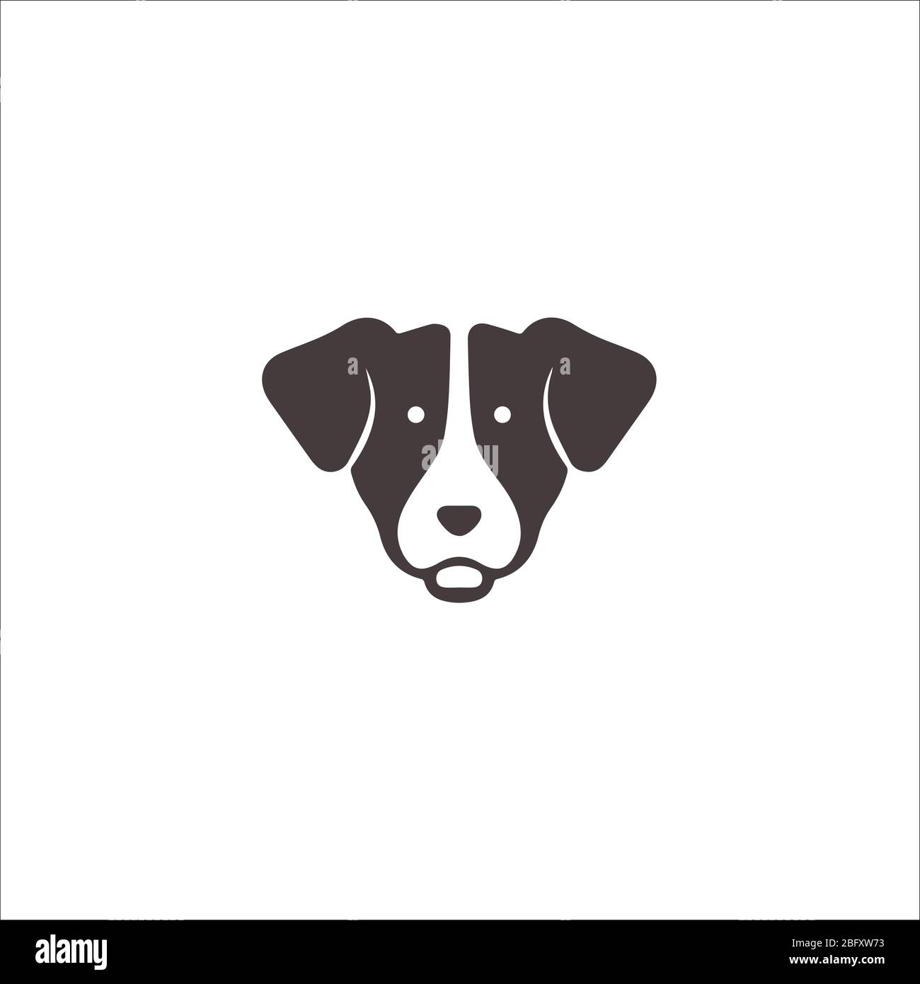 Animal dog logo vector design templates Stock Vector Image & Art - Alamy