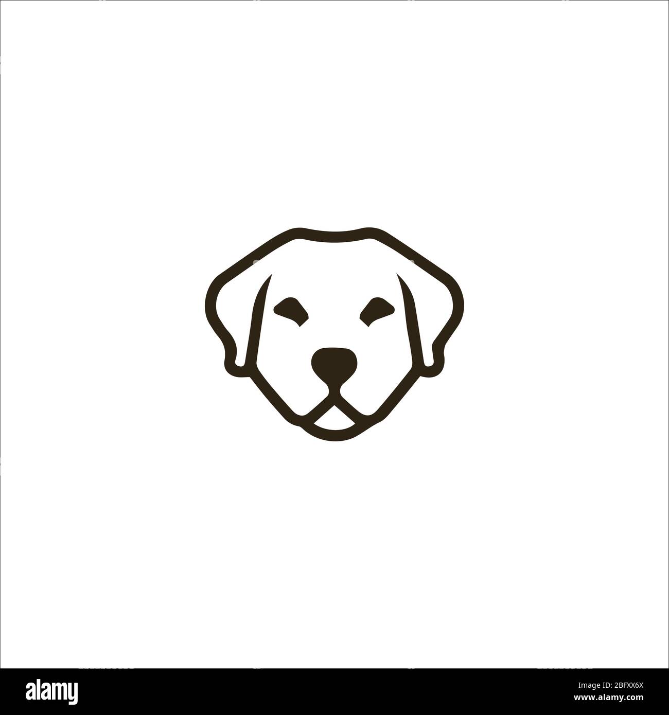 Animal dog logo vector design templates Stock Vector Image & Art - Alamy