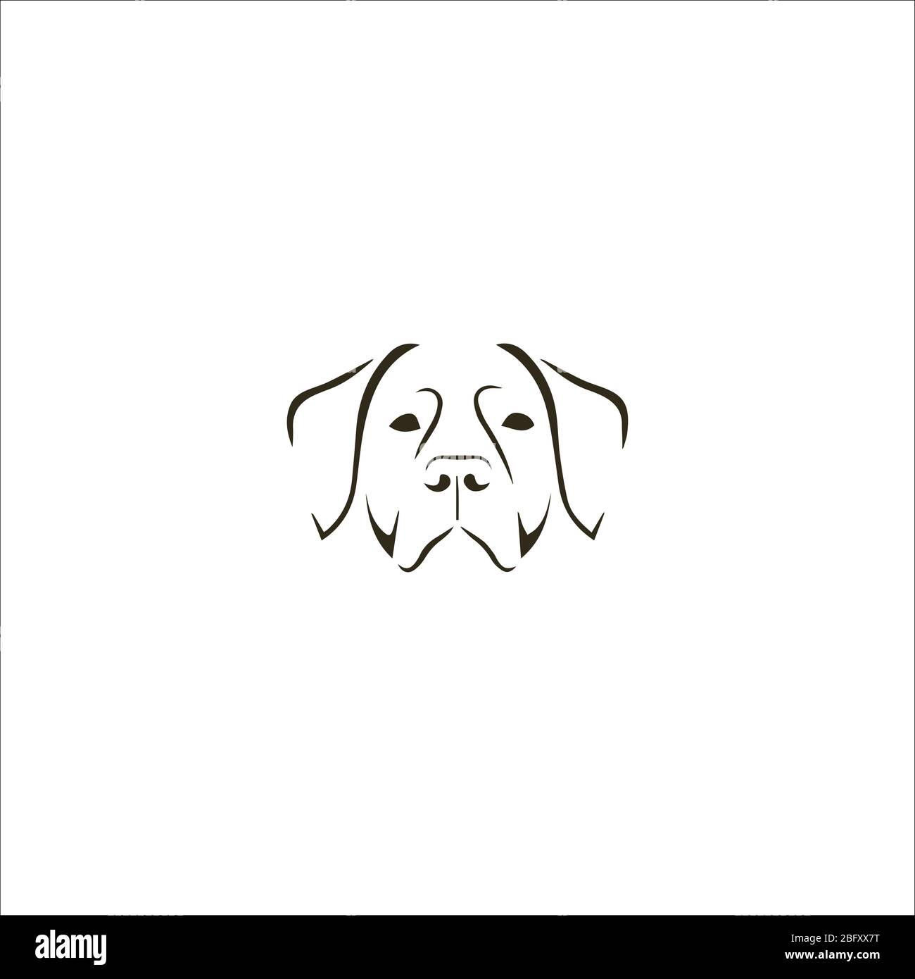 Animal dog logo vector design templates Stock Vector Image & Art - Alamy