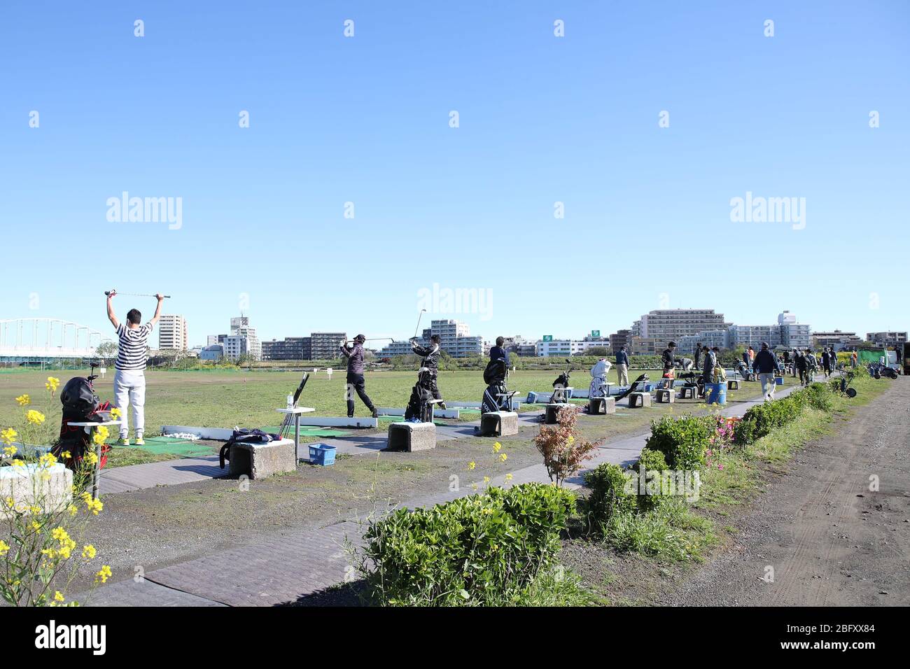 Driving range japan golf hi-res stock photography and images - Alamy