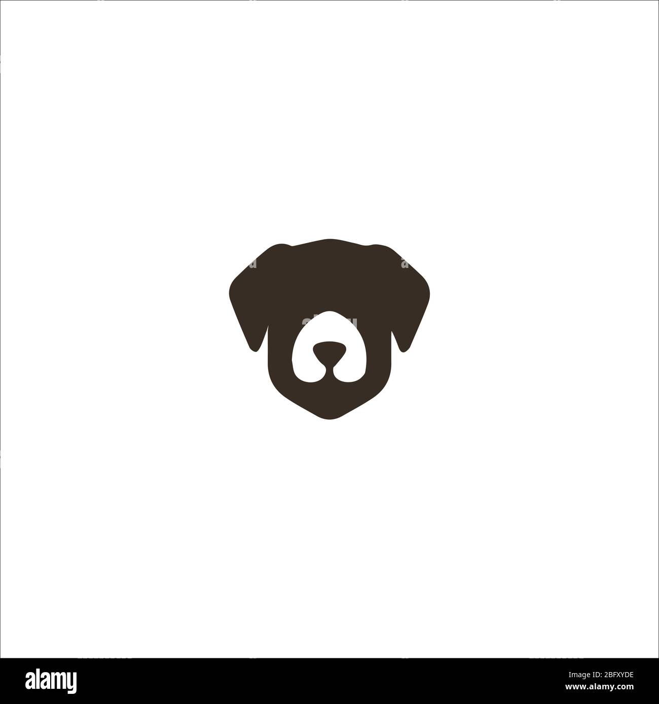 Animal dog logo vector design templates Stock Vector Image & Art - Alamy