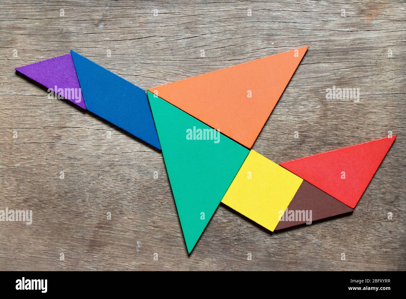 Tangram set hi-res stock photography and images - Alamy