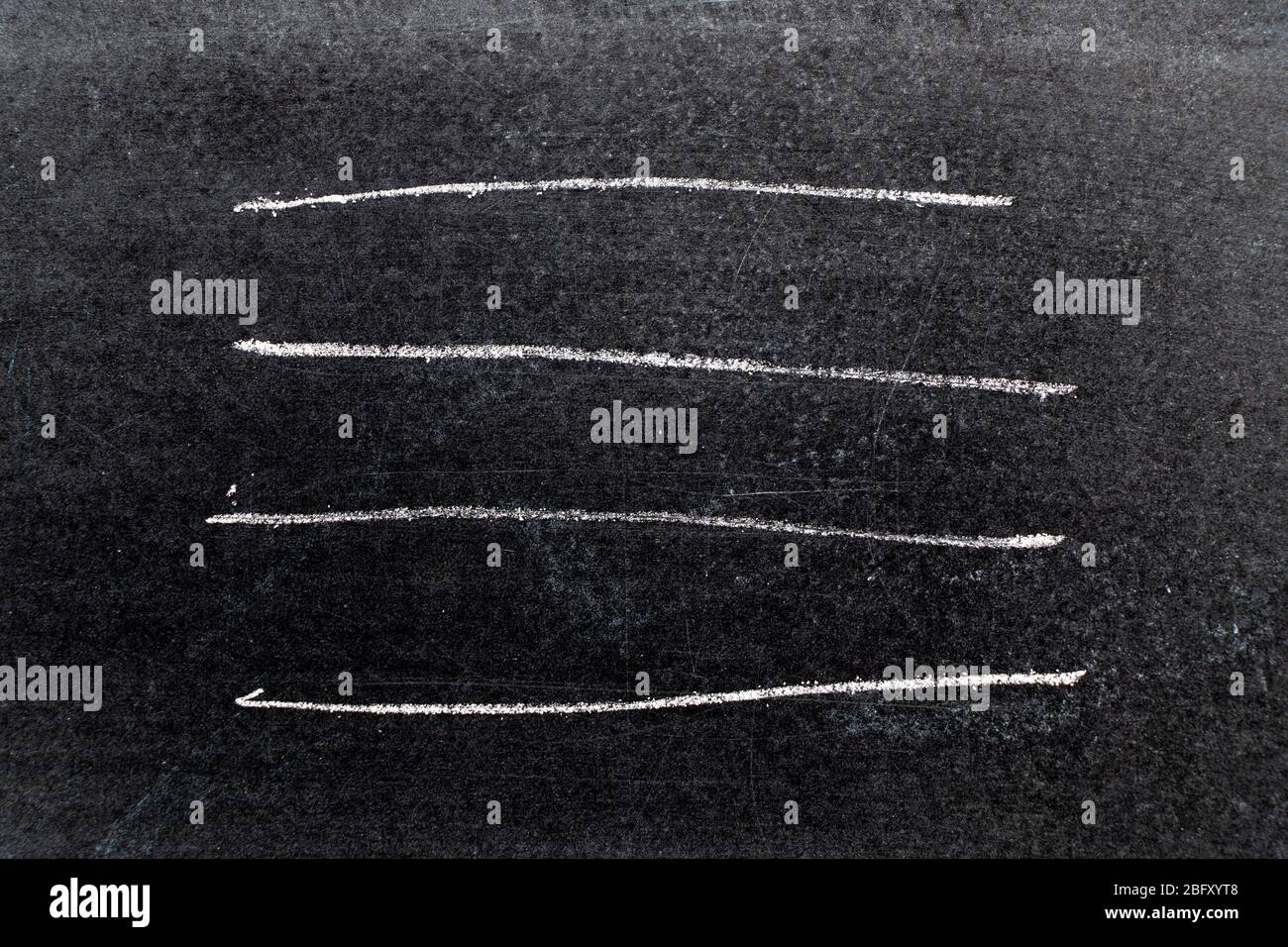White chalk hand drawing in line shape on black board background Stock ...
