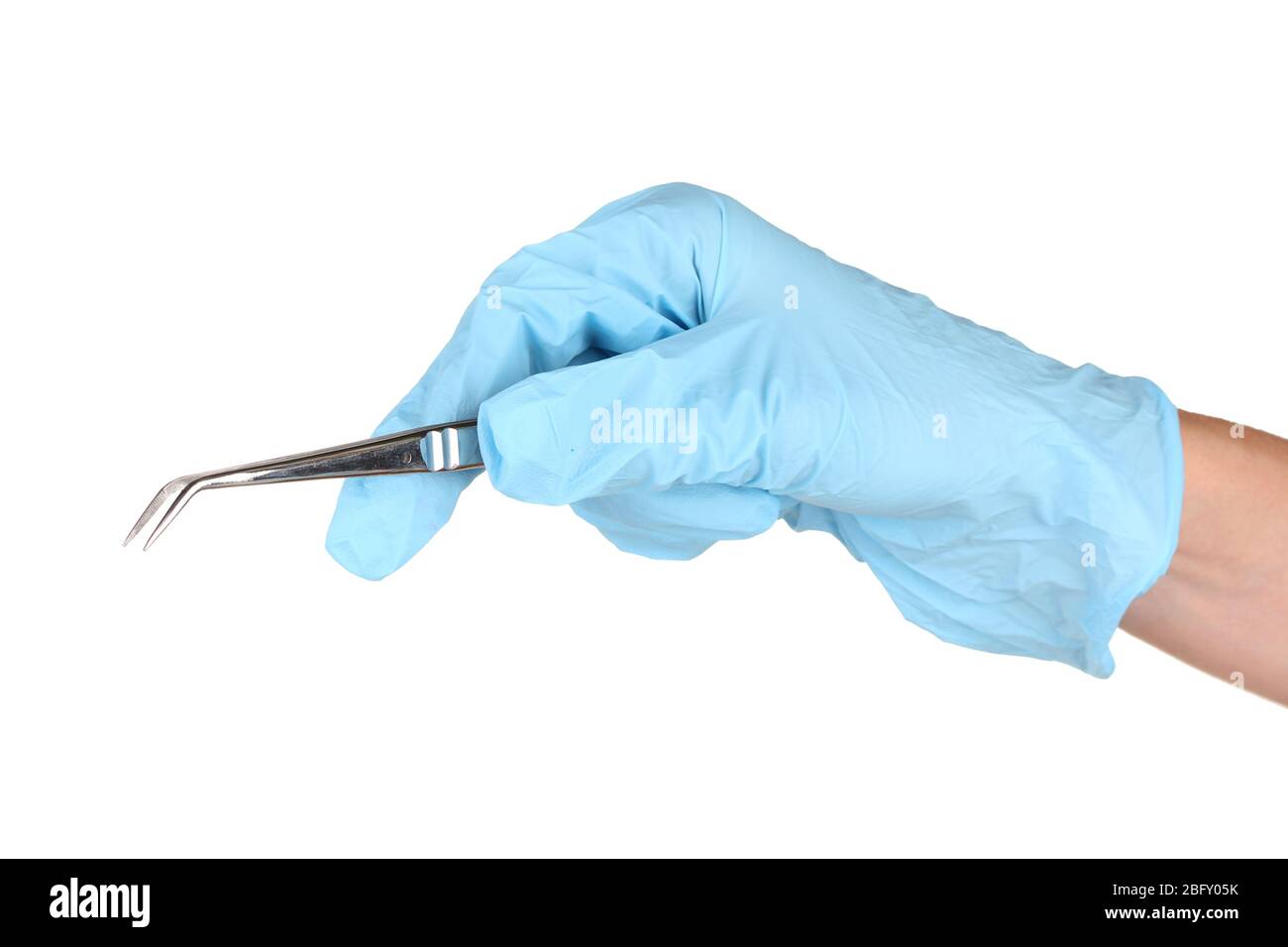 Hand of doctor isolated on white Stock Photo - Alamy